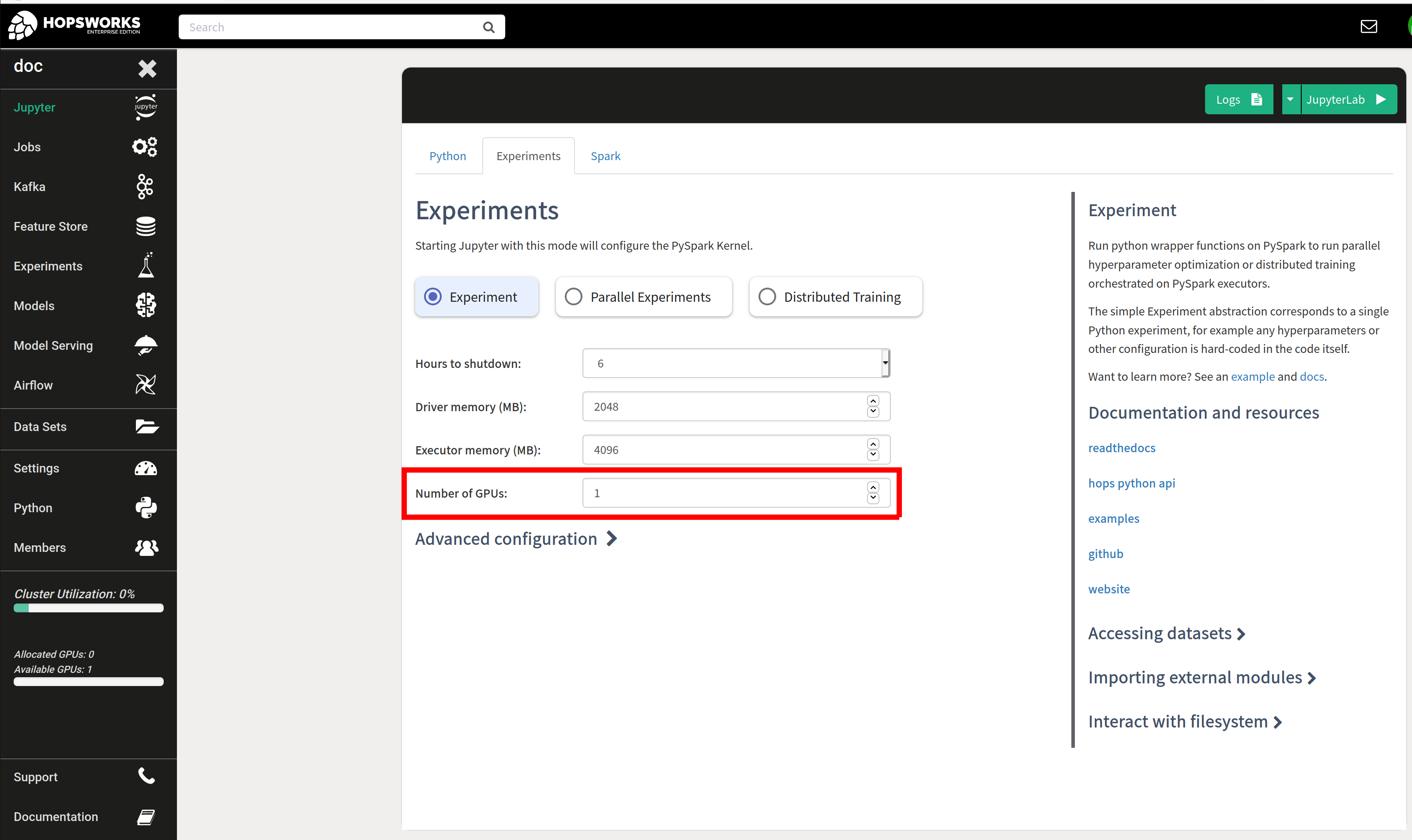 GPU support - Hopsworks Documentation